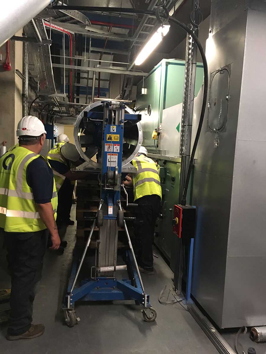 Extract Fan Upgrade Project – Quadrant Building Services